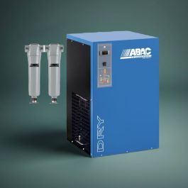 ABAC, Model DRY 250, 147 CFM, Refrigerated Dryer + Pre and Oil Removal ...