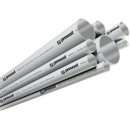 Prevost, 1 x 5.5m, 25mm Grey Aluminium Pipe, PPS GTU2555