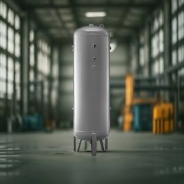 1000L Vertical, 12 bar, Compressed Air Receiver, 2" BSP Port Outlets ...