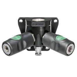 Prevost Manifold, 1/2" Inlet, 2 x Safety Quick Release, (EURO) Coupling ...