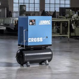 ABAC, CROSS 500 10 400/50 100, Screw Compressor, 4Kw/5.5hp, 17.6 CFM, 9 ...